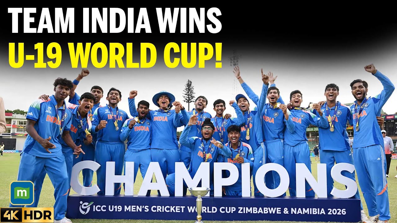 U-19 World Cup 2026 Final: Vaibhav Suryavanshi Leads India To World ...