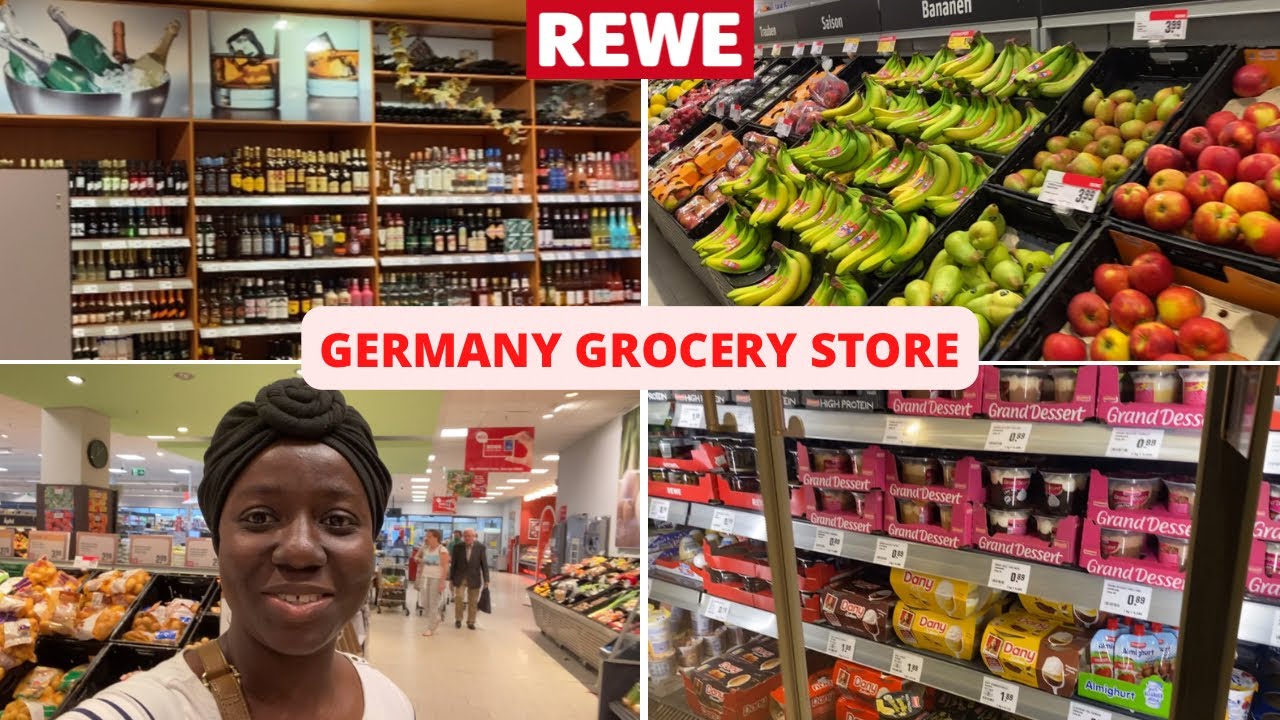 All You See In A Typical Grocery Store In GERMANY 🇩🇪 | REWE Shop With ...