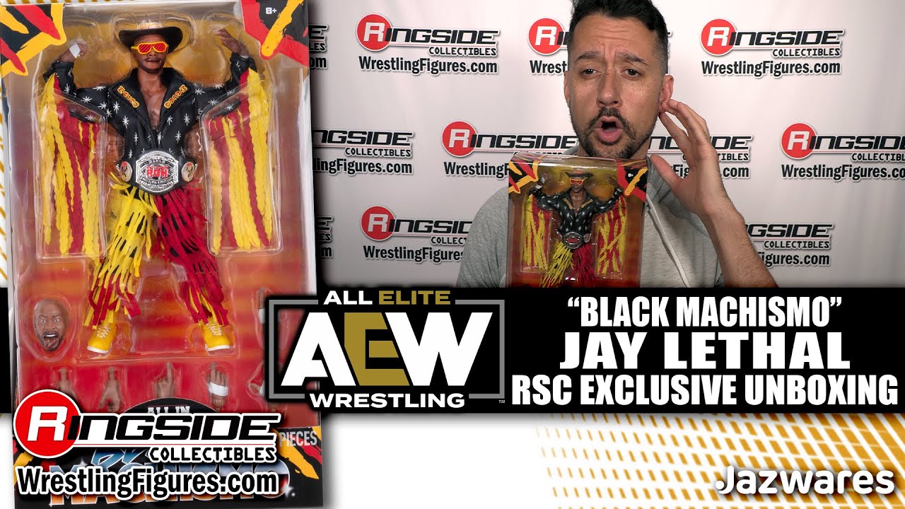 Ringside Collectibles Unboxing: 'Black Machismo' Jay Lethal Jazwares ...