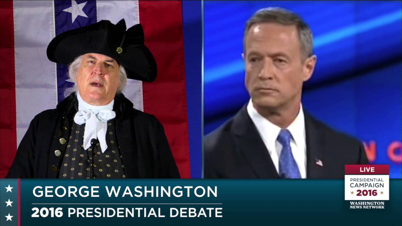 "George Washington" at the 2016 Presidential Debate, October 13th, 2015 ...