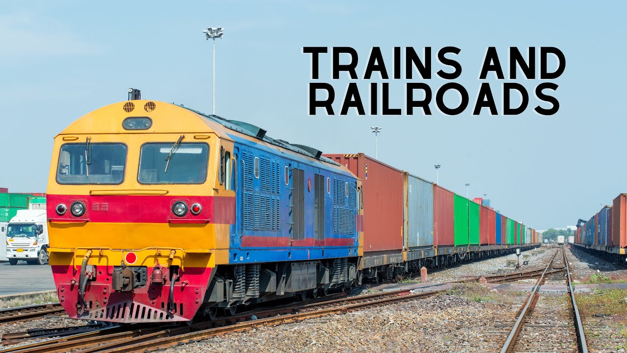 Trains Explained for Kids! Trains and Railroads for Kids! - YouTube