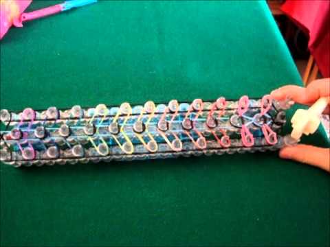 Rainbow loom - Plexi flexi Kατασκευή βραχιολιού με τα χρώματα του ...