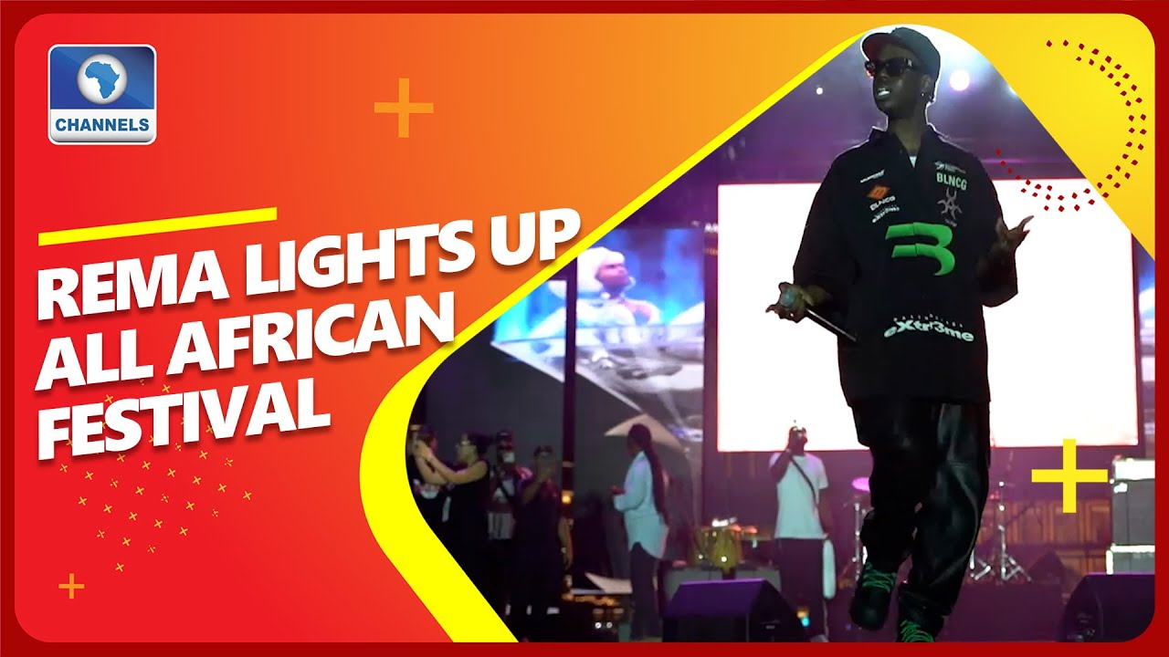 Mavin Records Singer, Rema Lights Up All Africa Festival In Dubai - YouTube
