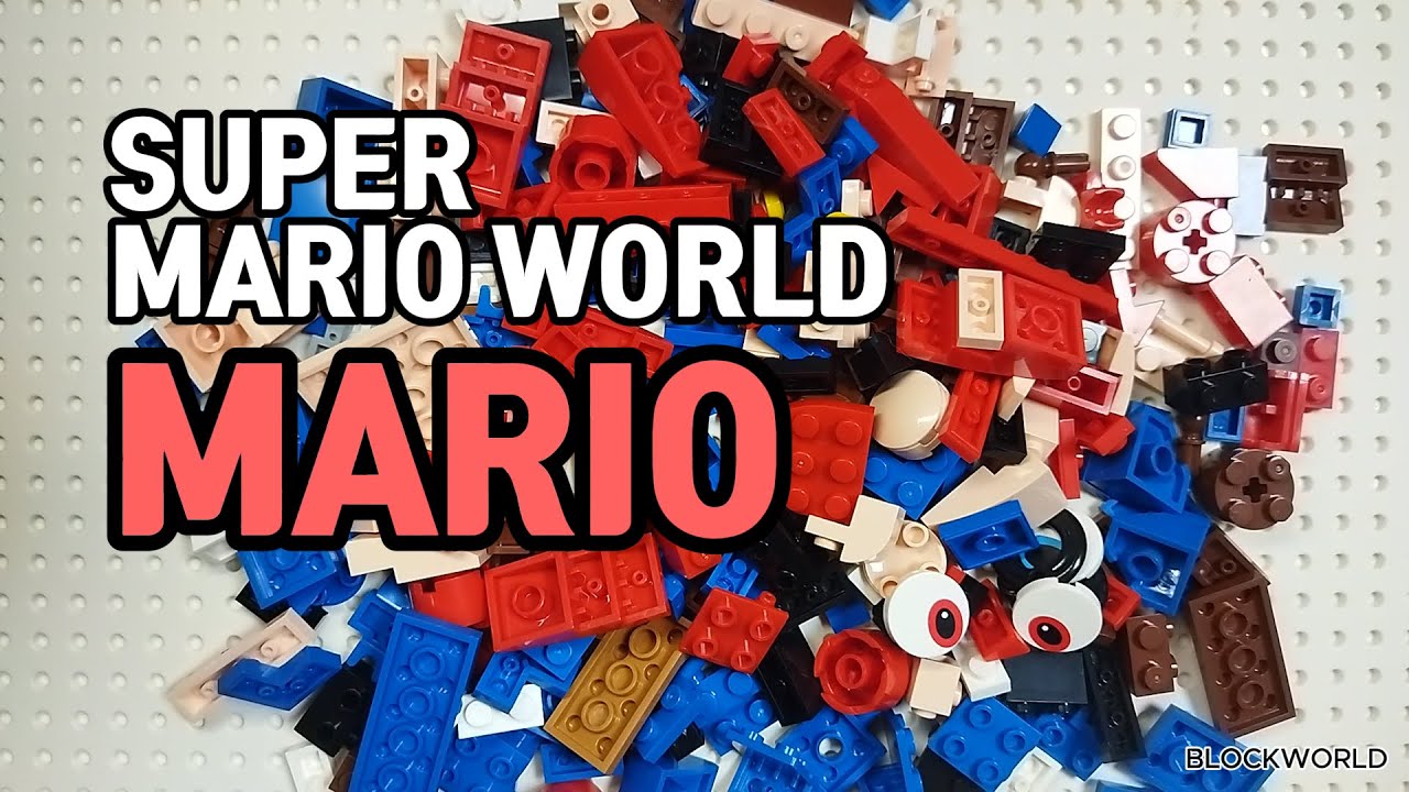 MARIO マリオ 마리오 super mario bros Building blocks DG3300 | Speed Build ...