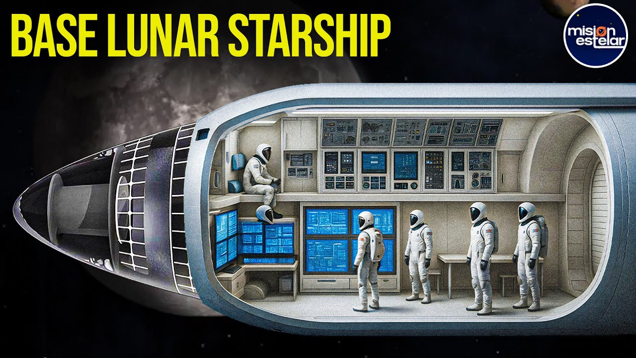 La Nueva Base Lunar SpaceX Starship Alpha es IMPRESIONANTE - YouTube
