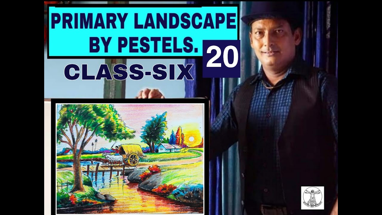 HOW TO DRAW EASY SCENERY STEP BY STEP (CLASS-SIX)PART-20 - YouTube