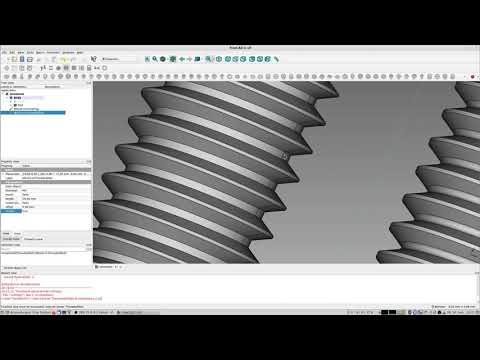 Freecad-Tutorial - Innengewinde schneiden, druckbar... - YouTube