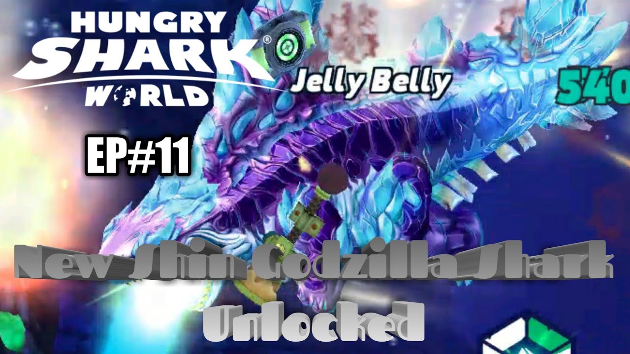 New Shin Godzilla Shark Unlocked!-Hungry Shark World EP#11 - YouTube