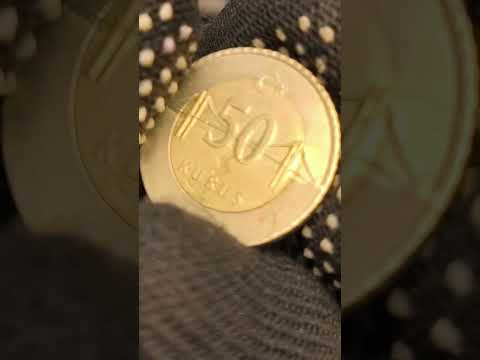 Coin of Turkey 50 Kurus 2023 #jcscoinsandcollectibles #shorts
