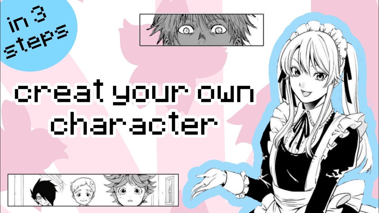 create your own oc's in 3 simple steps // oc design process // bluebay ...