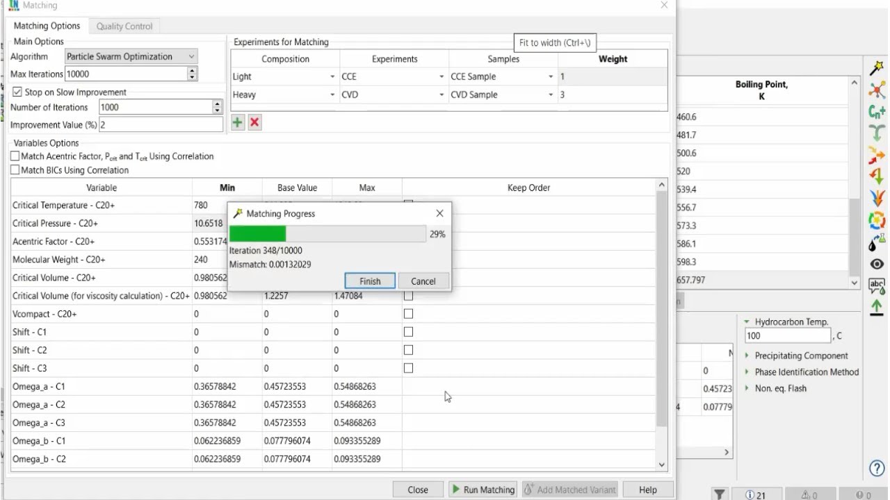 PVT Designer Tutorial 6: Matching Samples with Model - YouTube