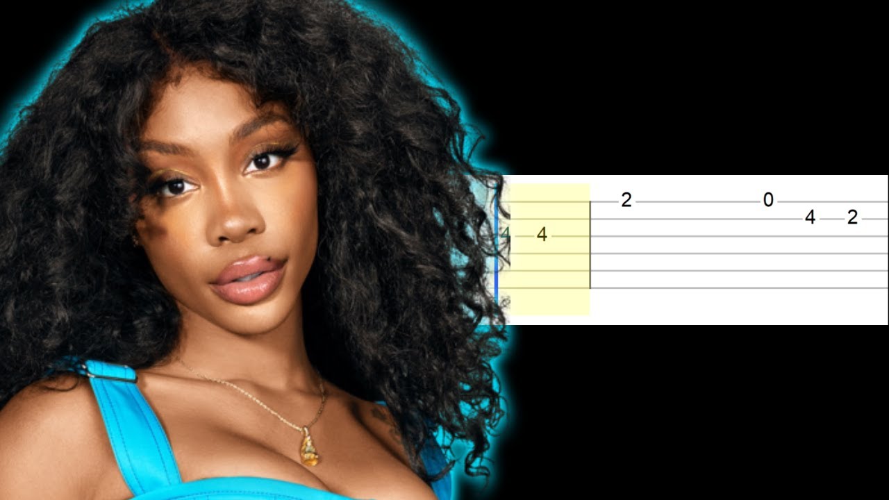 SZA - Kill Bill (Easy SLOW Guitar Tabs Tutorial) - YouTube