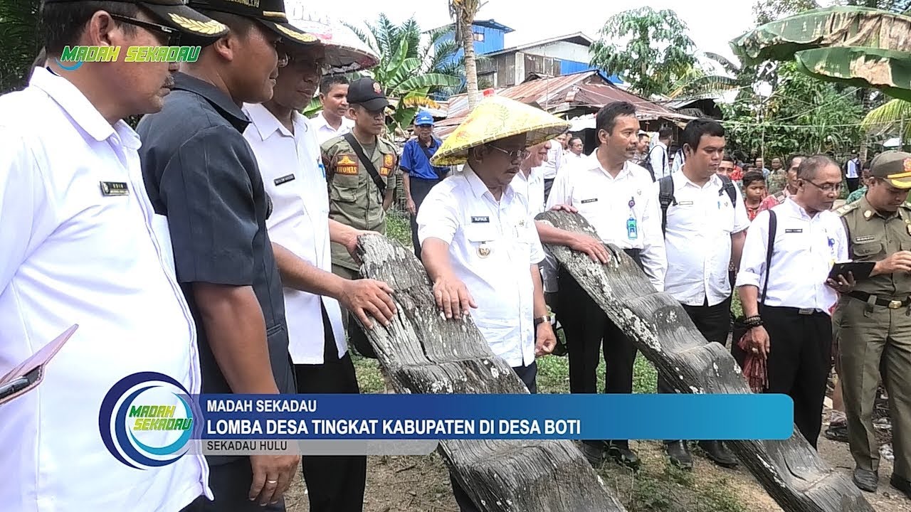 Lomba Desa Tingkat Kabupaten di Desa Boti Kecamatan Sekadau Hulu - YouTube