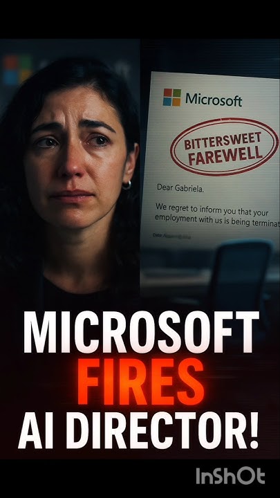 Microsoft Just Fired AI Genius! #shorts #trending #ai #news - YouTube