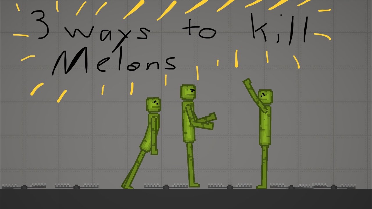 3 ways to kill Melons in MelonPlayground! - YouTube