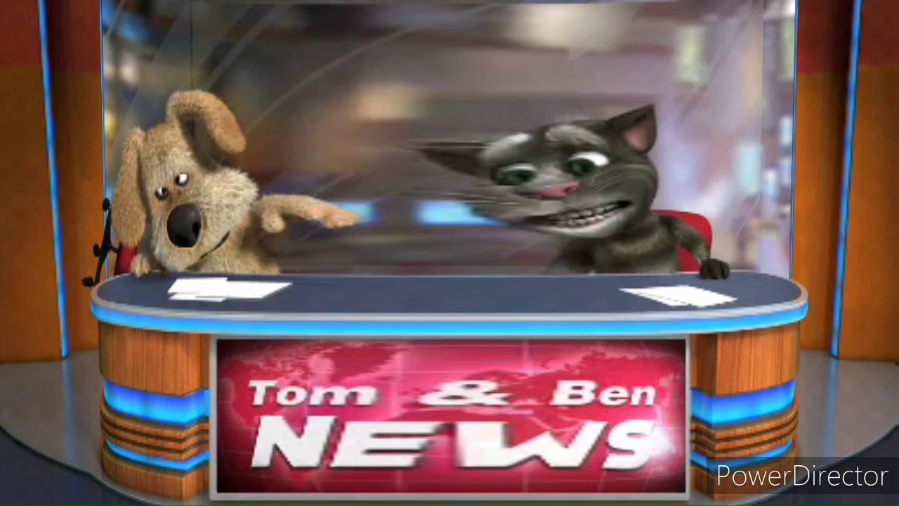 Talking Tom and Ben News Fight Very Very Cylinder Slow 0.1x - YouTube