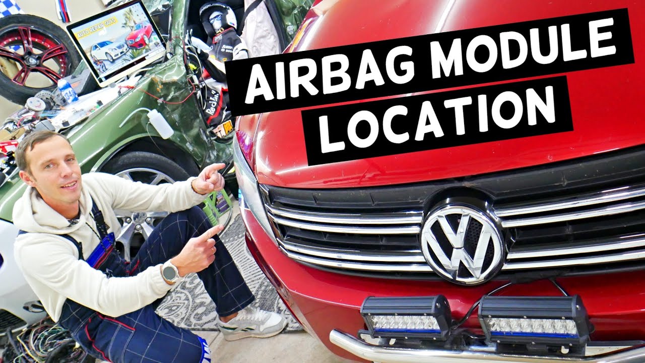 WHERE IS AIRBAG MODULE ON VW TIGUAN JETTA GOLF PASSAT TOUAREG BEETLE ...