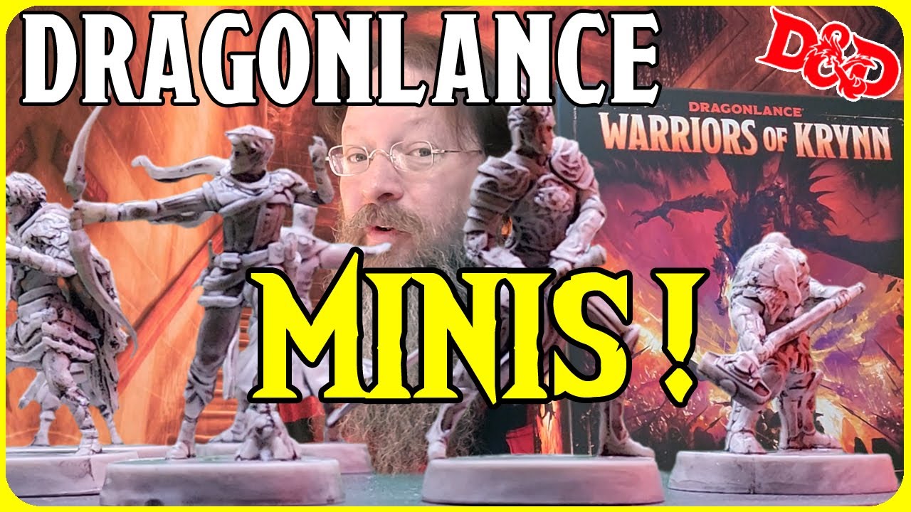 Minis from Dragonlance Warriors of Krynn Board Game, Companion to ...