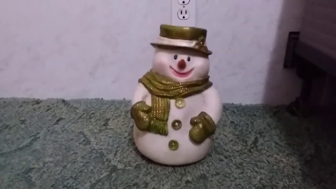 Roman Inc. 1998 Christmas Animated Dancing Rubber Snowman - YouTube