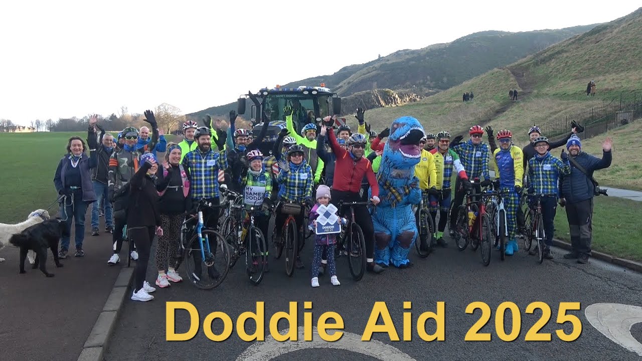 Doddie Aid 2025, Arthur's Seat Walk and Cycle - YouTube