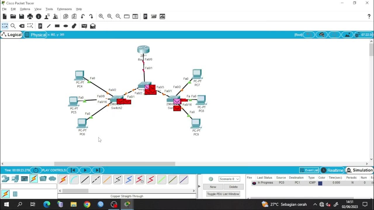 Tutorial membuat Dhcp client server - YouTube