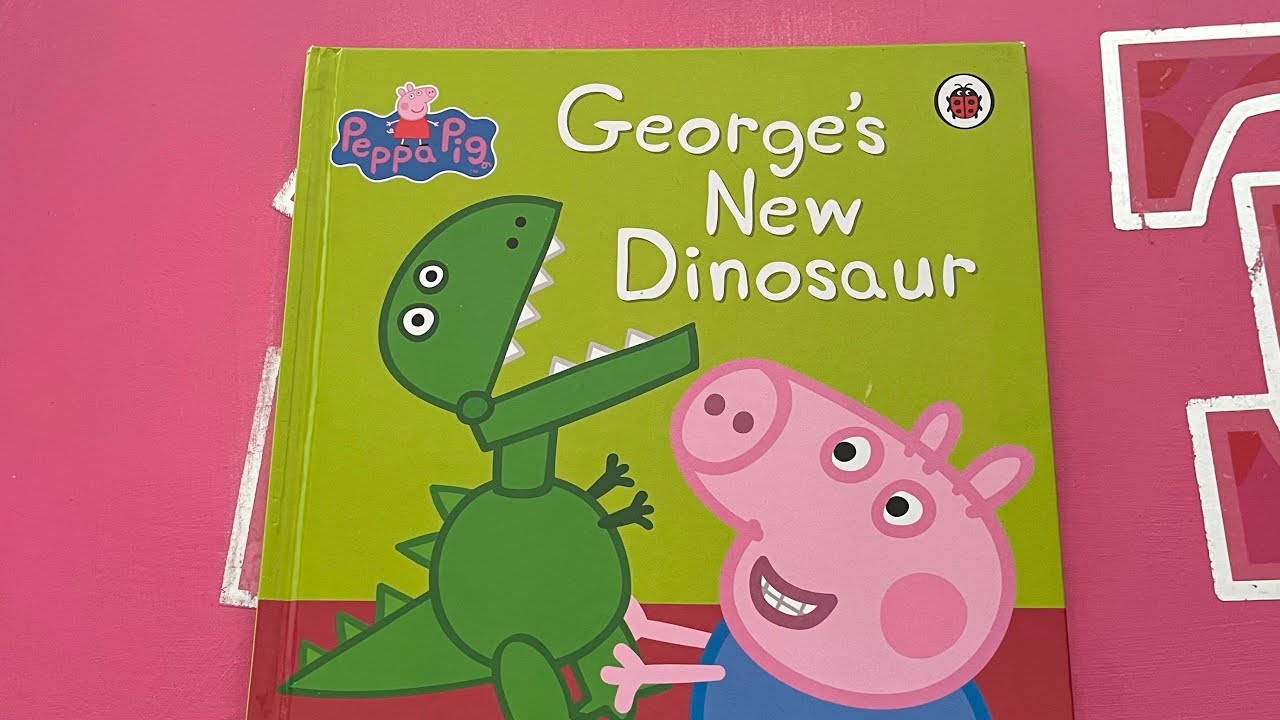 George’s new dinosaur book by peppa pig - YouTube