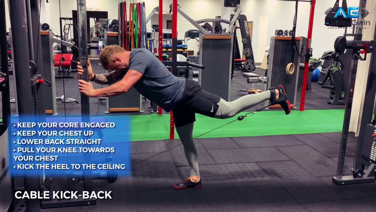 Cable Kick Backs - YouTube