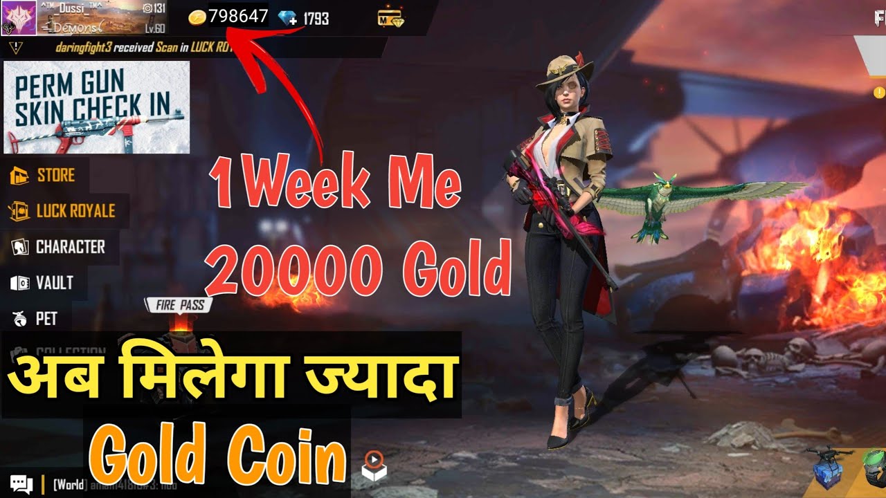 How To Collect More Gold Coins In Free Fire, Increase Gold Coin ...