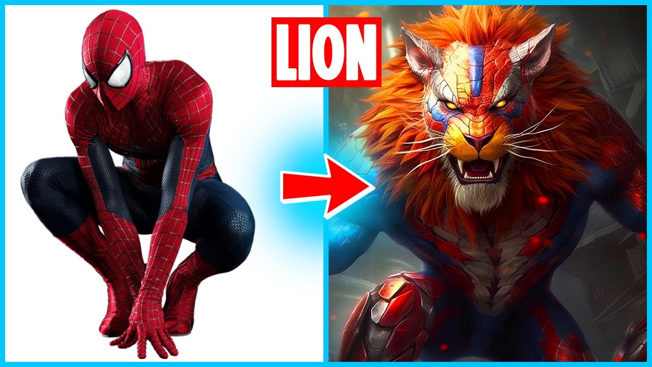AVENGERS but LION-VENGERS 💥 All Characters | Marvel & DC | SUPERHEROES ...