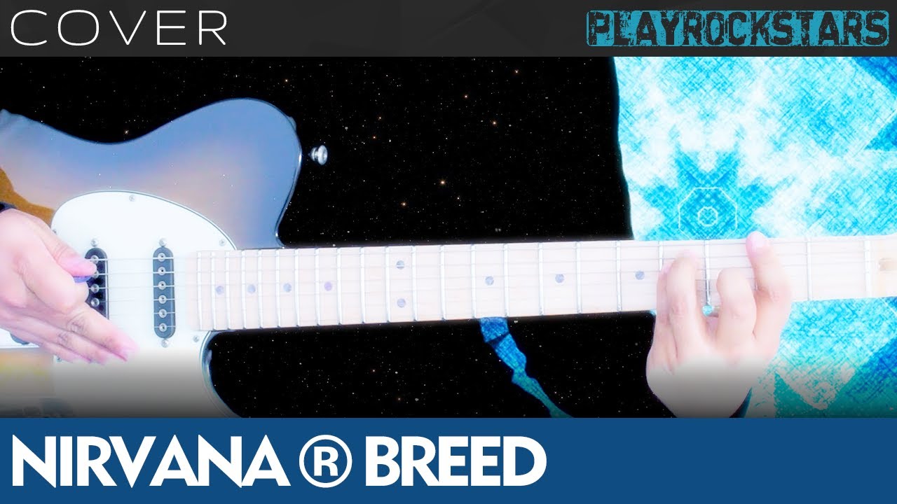 como tocar BREED en guitarra NIRVANA ⭐️ COVER / ACORDES / SOLO / RITMO ...