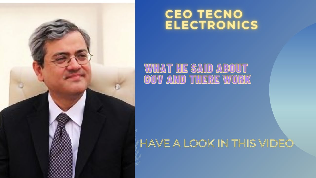 RISING PAKISTAN || CEO TECNO ELECTRONICS VIEWS ABOUT CURRENT GOV ...