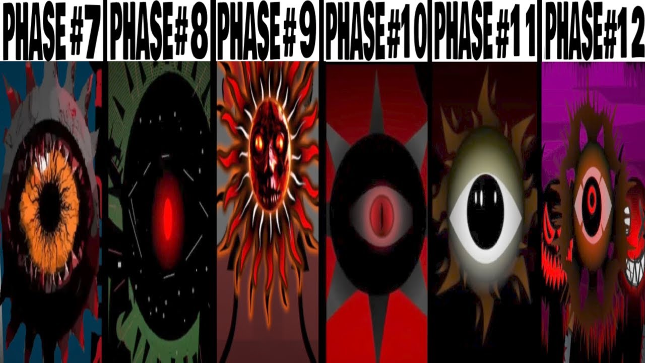 Phase7 VS Phase8 VS Phase9 VS Phase10 VS Phase 11 VS Phase 12 in ...