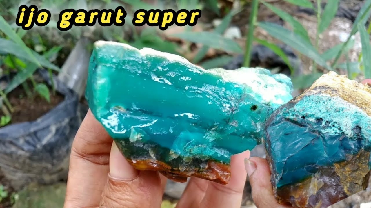 BAHAN BATU IJO GARUT SUPER_MATERIAL SINDANG PANON - YouTube