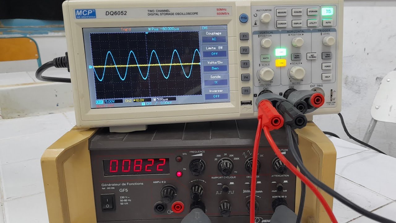 GBF générateur basses fréquences ,résistance de sortie . - YouTube