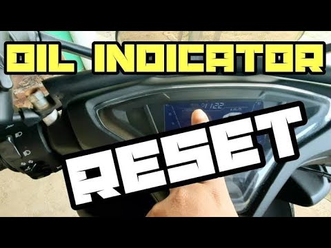 AEROX 155 V2 Oil Indicator Reset - YouTube