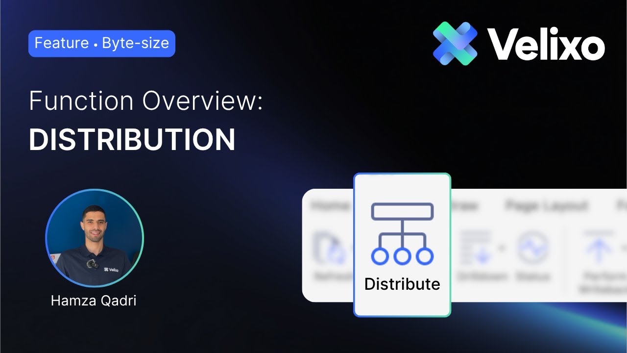 Velixo Feature Byte-size: Distribution - YouTube