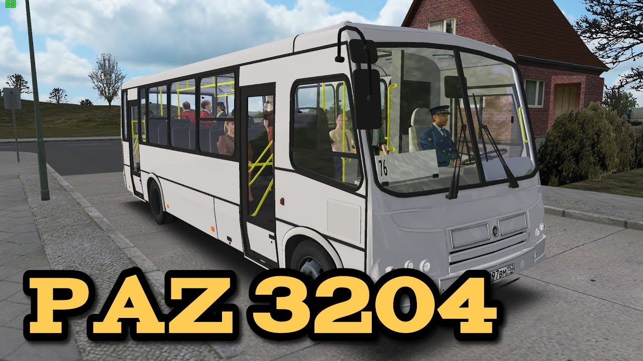 Omsi 2 Зеленодольск bus PAZ 3204 (line 403) - YouTube