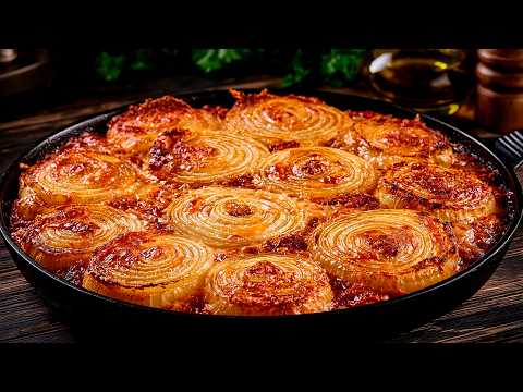 Bu soğan o kadar lezzetli ki, HAFTADA 5 kez PIŞIRIYORUM! Basit ve lezzetli!