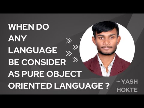 When do any Programming Language be considered as PURE or 100% OBJECT ...