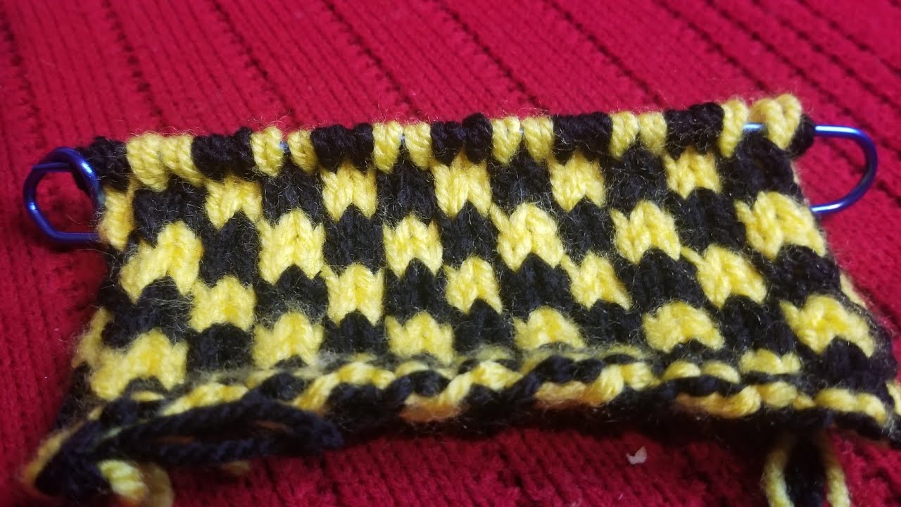 A beautiful 💥💥 and simple checked pattern. - YouTube