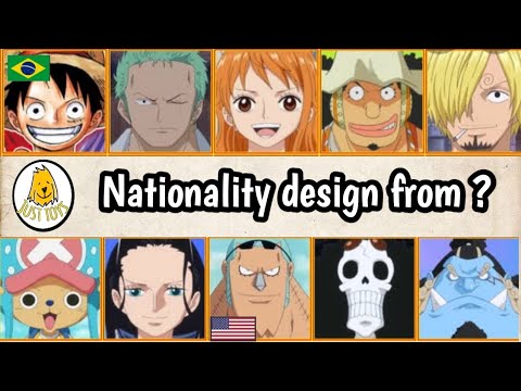 WCF ONE PIECE / Nationality design of Straw hat pirate from ? - YouTube
