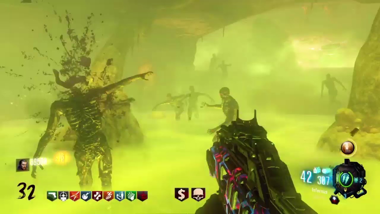 Bo3 zombie moon splits screen - YouTube