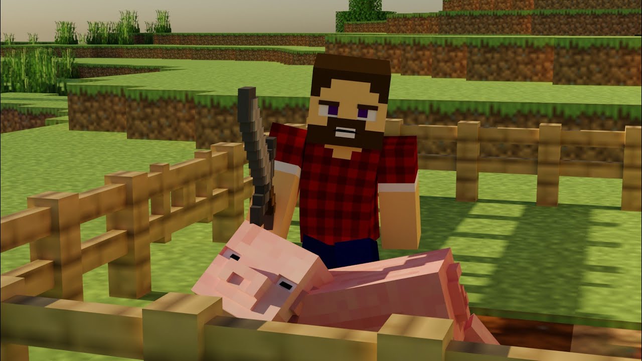 Pig & Human Sheep (Minecraft Animation) - YouTube