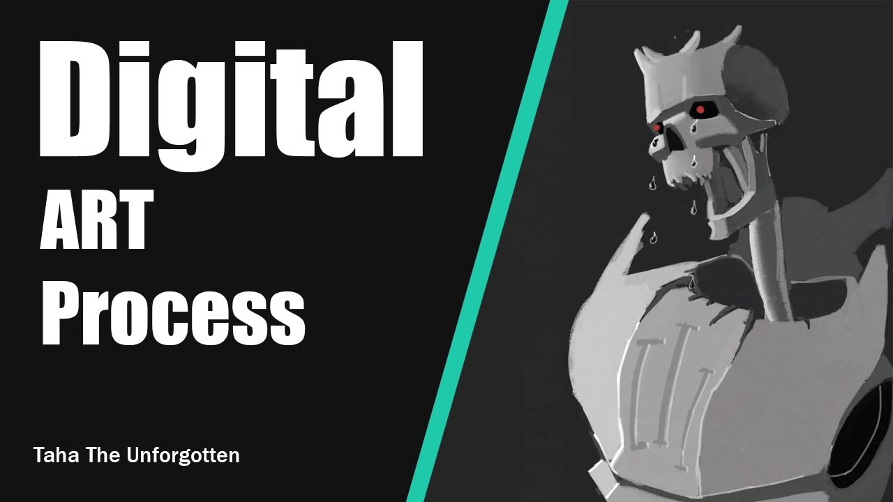 My Digital Art Process - YouTube