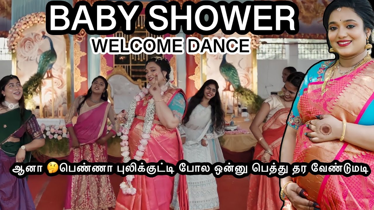 BABY SHOWER ENTRY DANCE 💕💃🏼💕| Hema Kabilan couple | RAJU’s DANCE ...