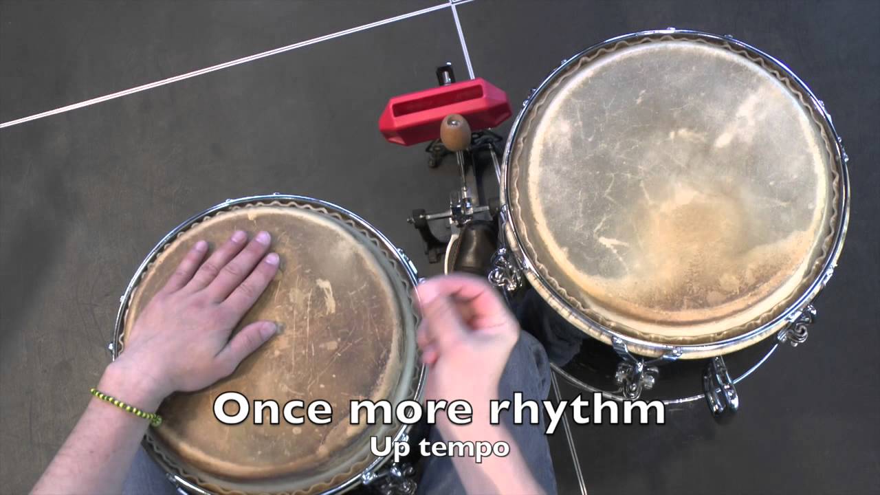 Tumbao on two drums by Luisito - YouTube