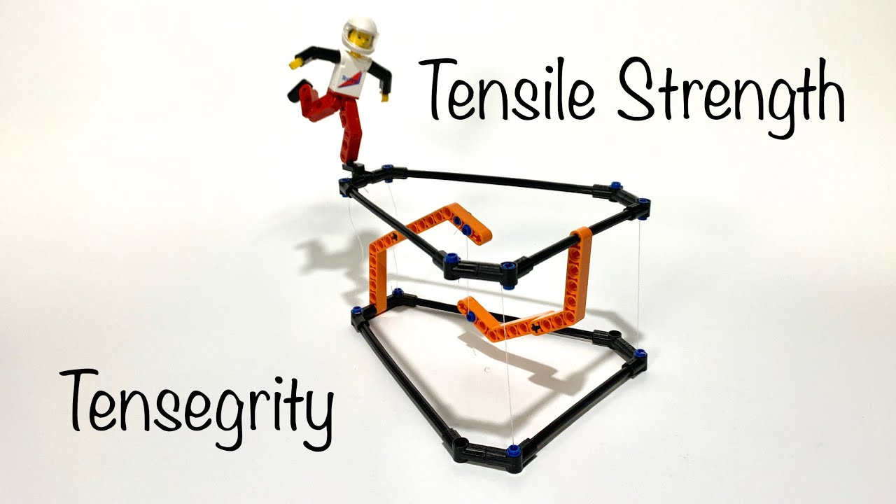 LEGO Tensegrity Structure - YouTube