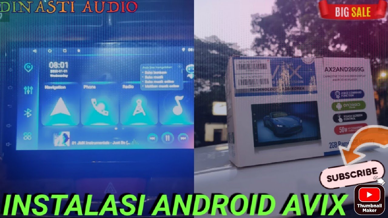HEAD UNIT ANDROID AVIX FOR AVANZA ~ 7 INCH VOICE COMMAND GOOD BANGET ...