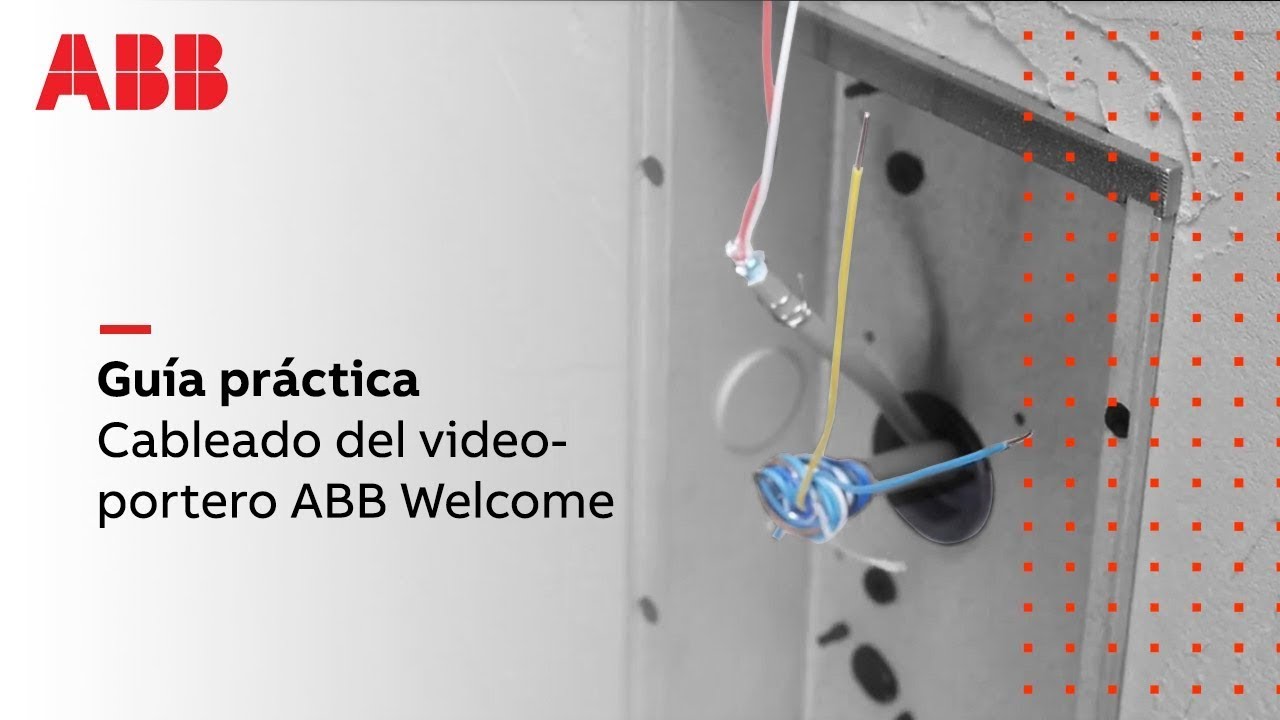 ¿Cómo cablear el videoportero ABB-Welcome? (ES) - YouTube