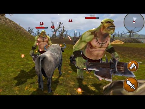 Angry Wild Buffalo's 🦬 V's Strong Ogre's 👹 Ultimate Buffalo Simulator ...